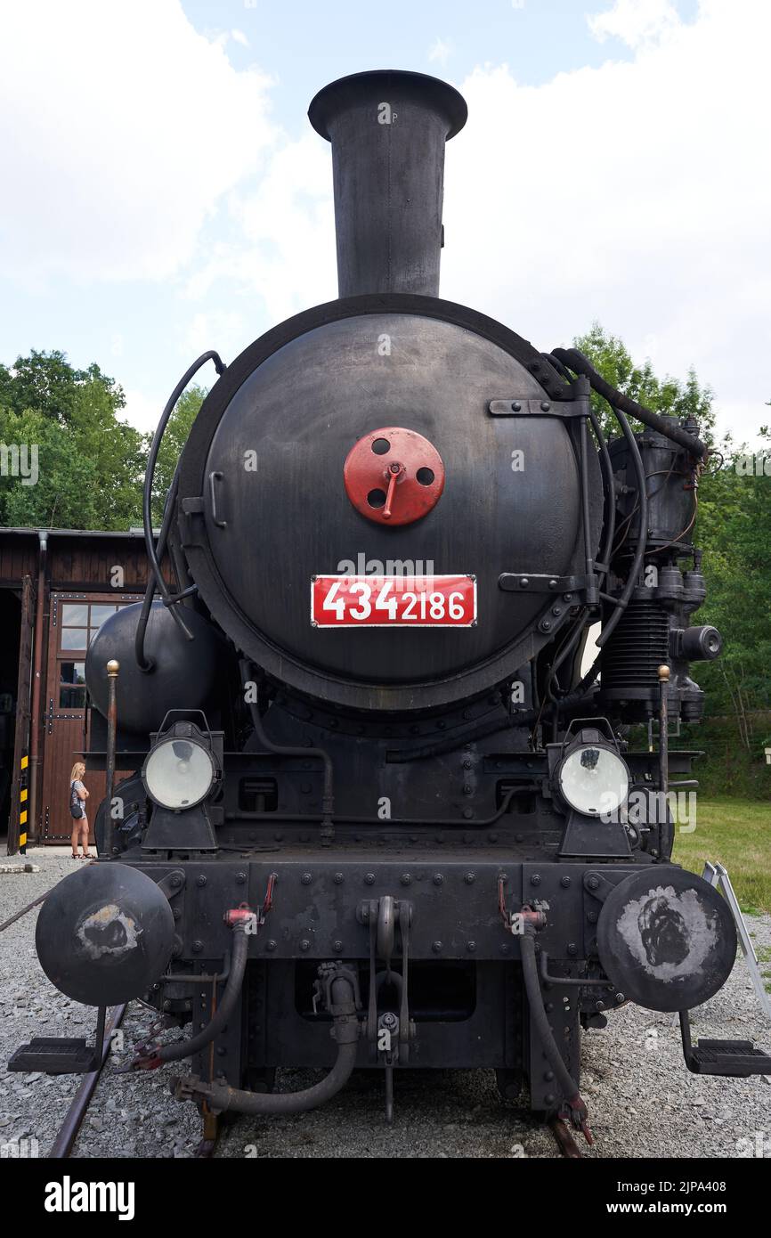 Luzna, Czech Republic - July 2, 2022 - The Railway museum Czech ...
