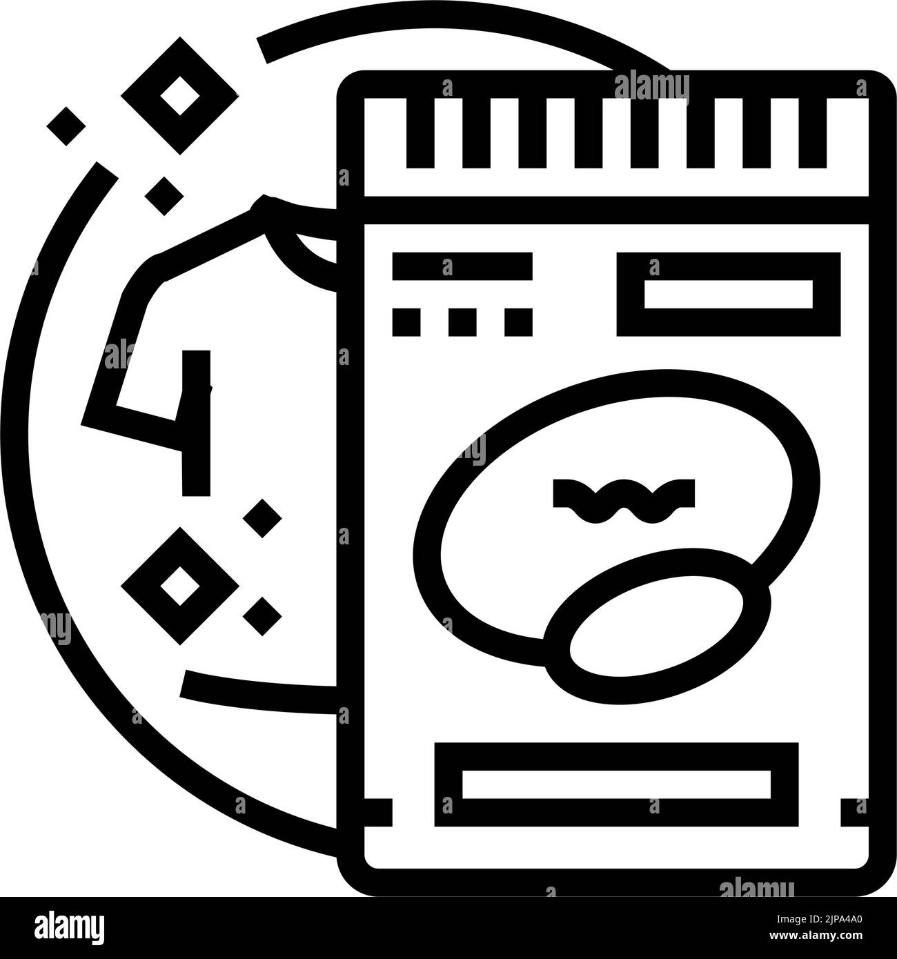 stain remover detergent line icon vector illustration Stock Vector ...