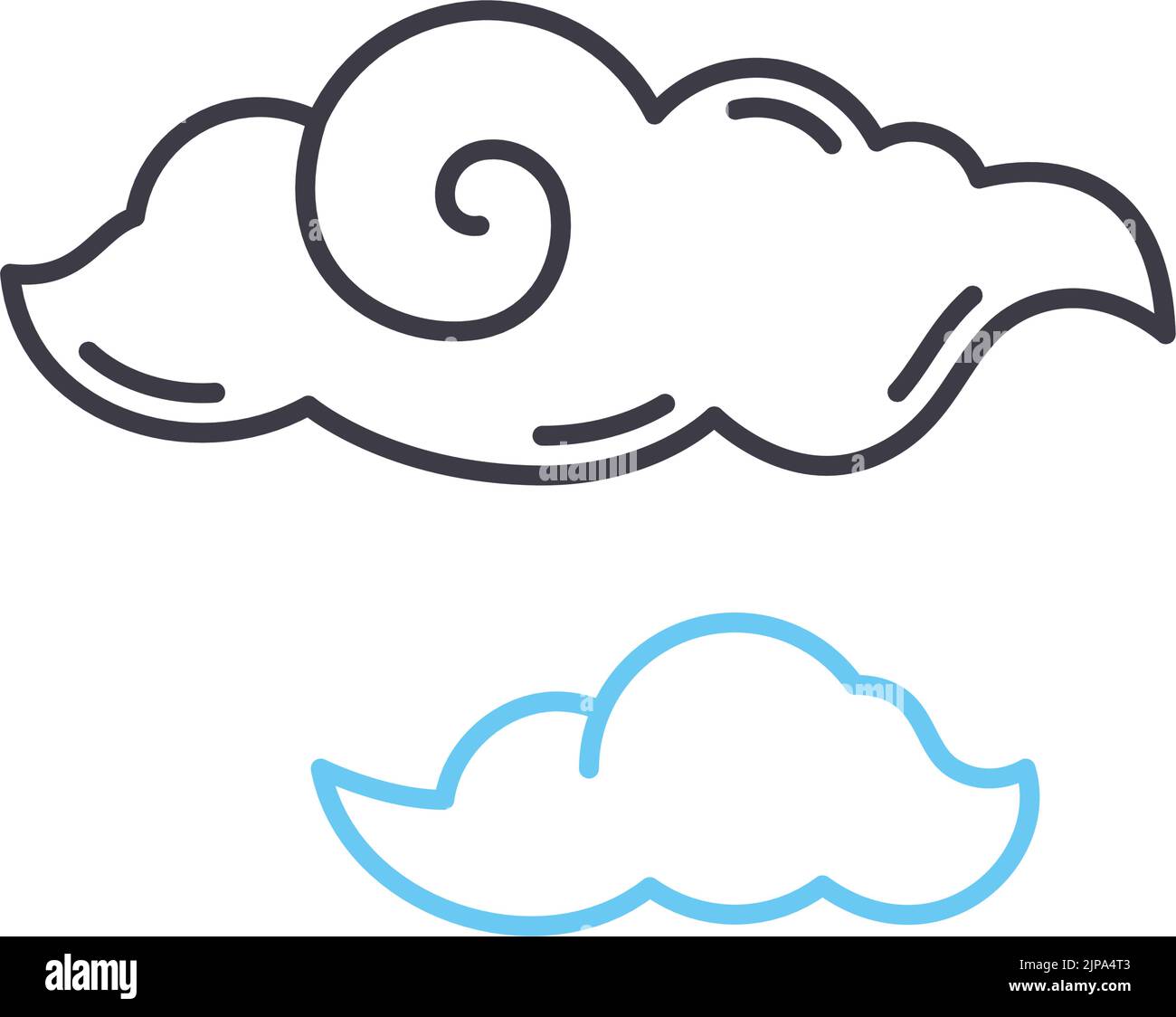 Japanese cloud pattern icon Cut Out Stock Images & Pictures - Alamy