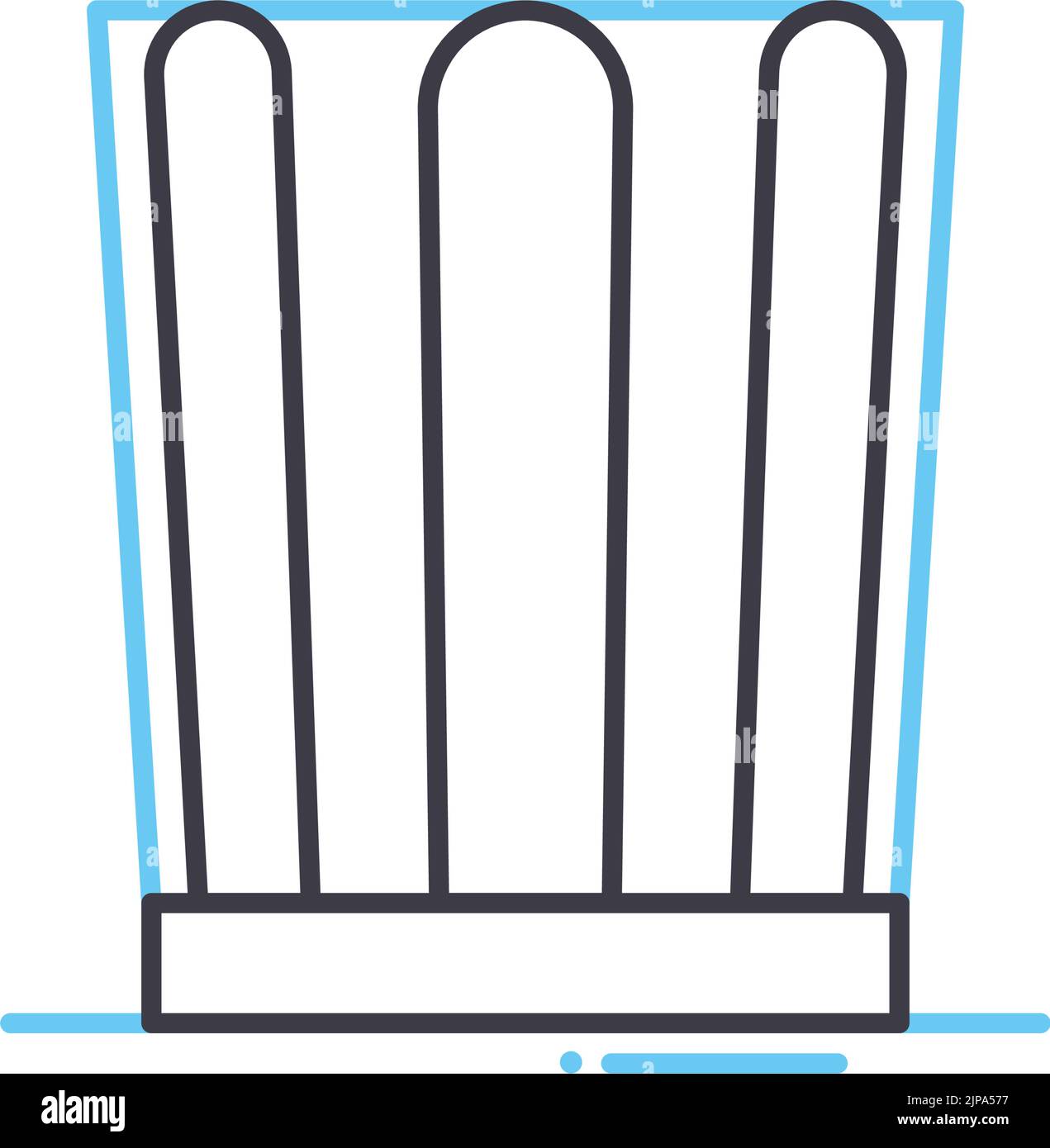 Glass Line Icon Outline Symbol Vector Illustration Concept Sign Stock Vector Image And Art Alamy