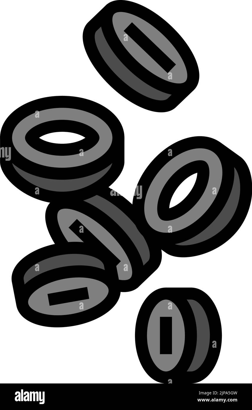 olive slice food cut color icon vector illustration Stock Vector Image ...