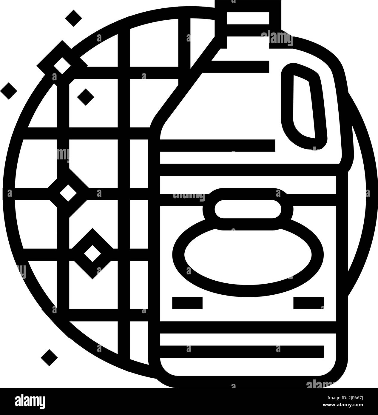 tile cleaner detergent line icon vector illustration Stock Vector Image ...