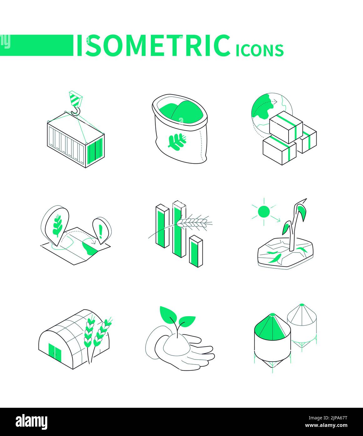 White line drought icon isolated Stock Vector Images - Alamy