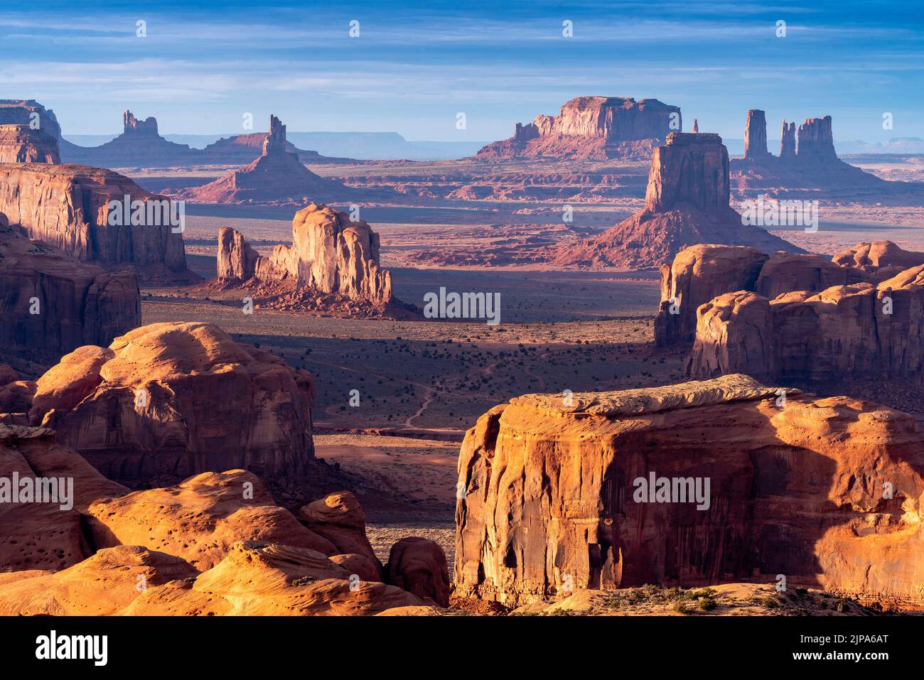 Hunts Mesa, Monument Valley Navajo Tribal Park, Arizona,United States ...