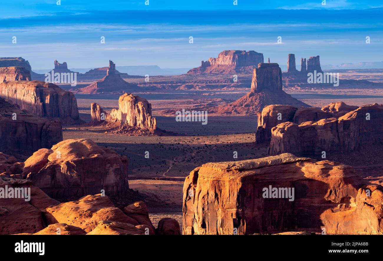 Hunts Mesa, Monument Valley Navajo Tribal Park, Arizona,United States ...