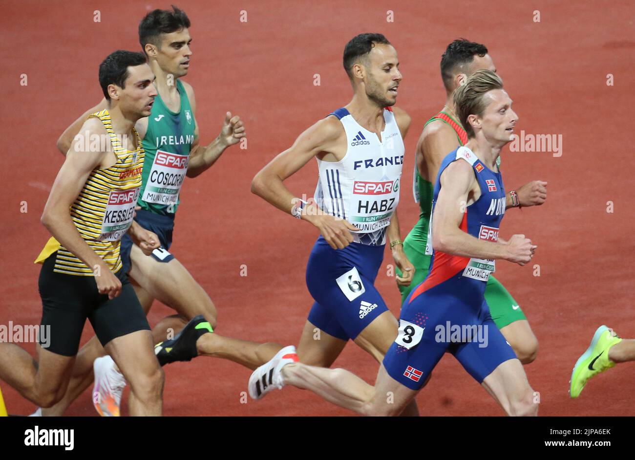 Azeddine Habz of France during the Athletics, Men's 1500m at the ...