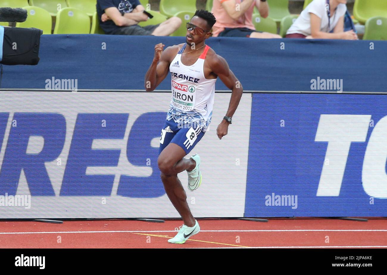 Gilles Biron of France during the Athletics, Men's 400m at the European ...