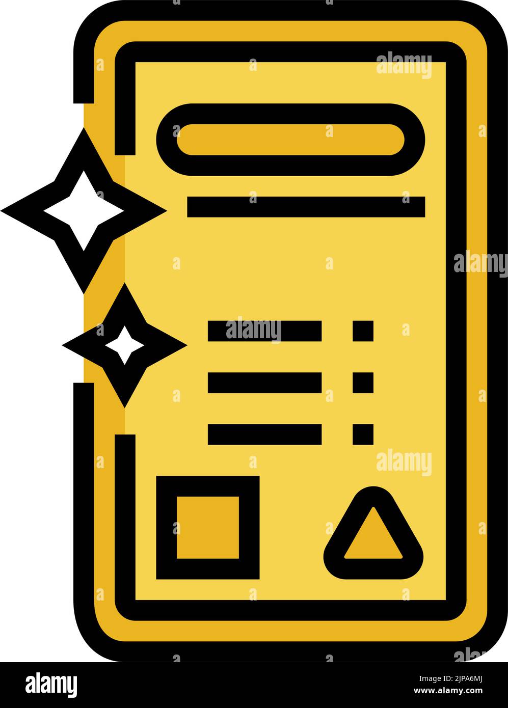 gold bar slot game color icon vector illustration Stock Vector Image ...