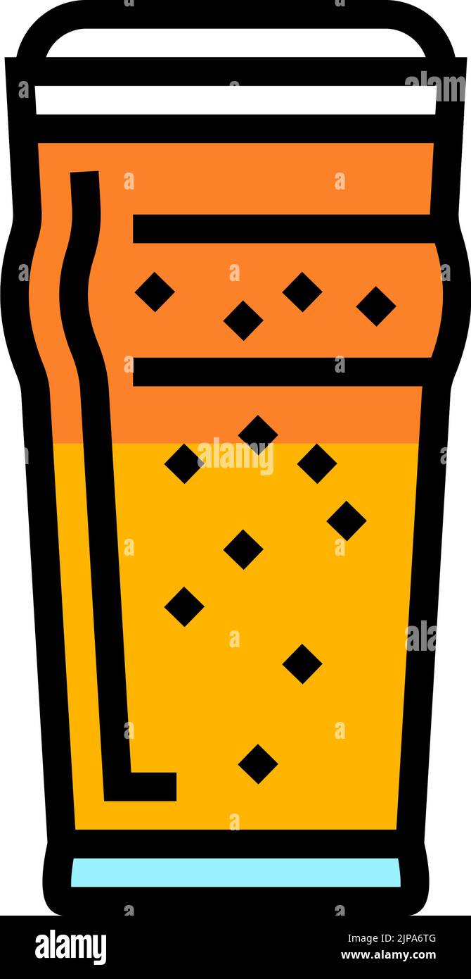 pint beer drink color icon vector illustration Stock Vector Image & Art ...