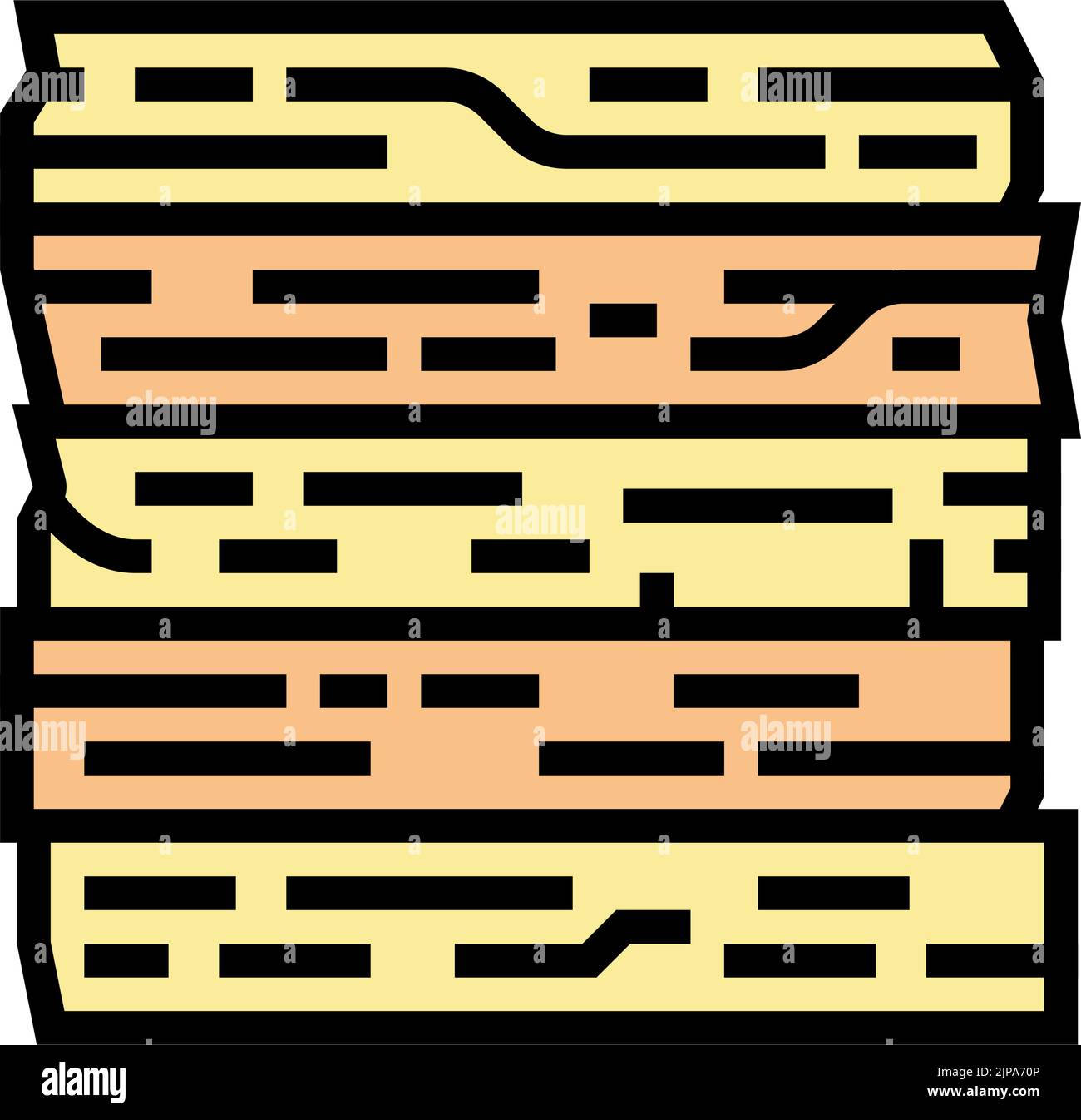 board wood timber color icon vector illustration Stock Vector Image ...