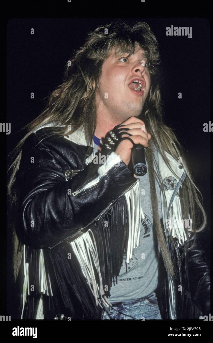 Bay Shore, NY, USA. 19th Sep, 2022. Steve Grimmett of Grim Reaper ...