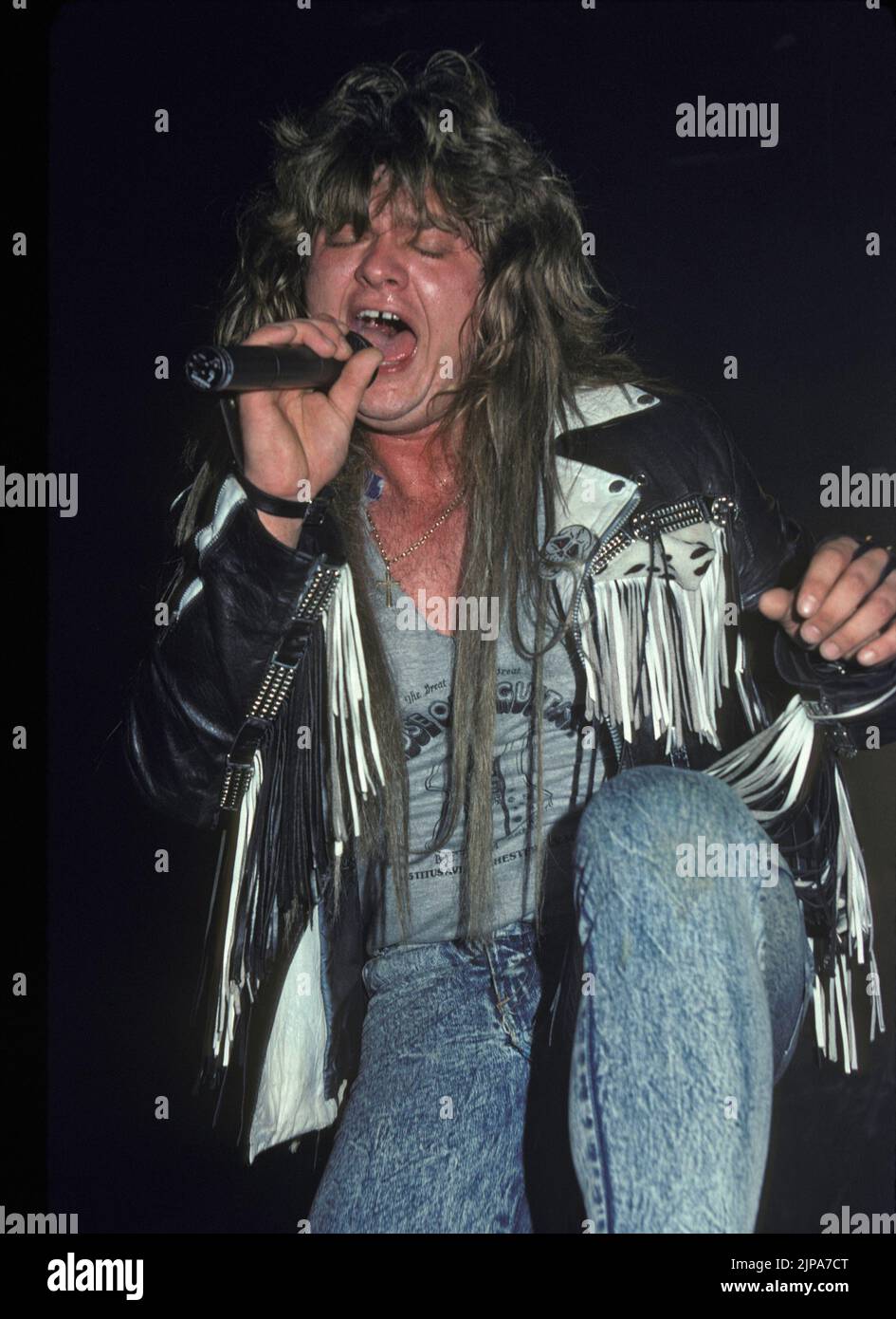Bay Shore, NY, USA. 19th Sep, 2022. Steve Grimmett of Grim Reaper ...