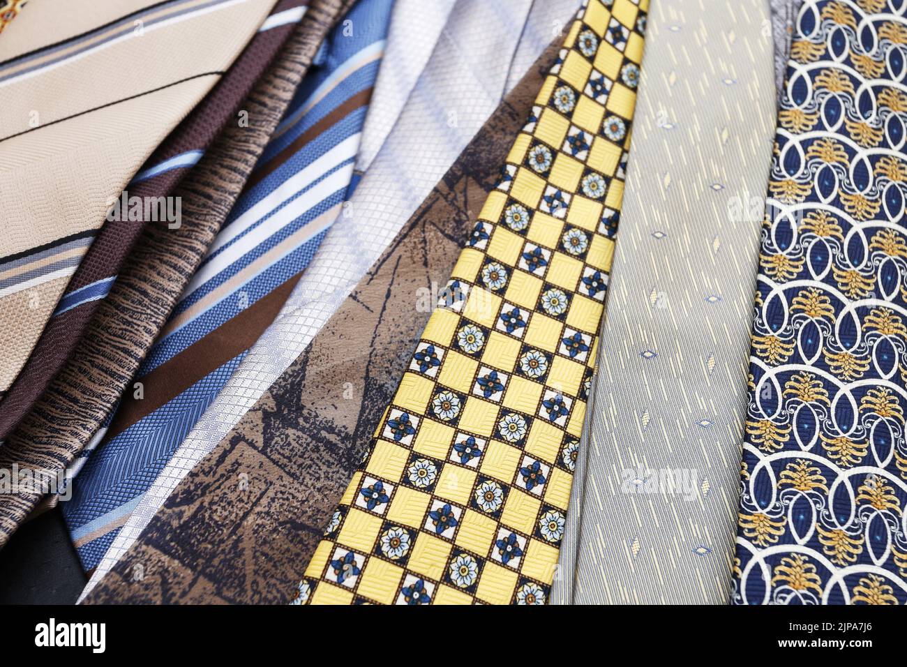 Men's fashion: many colorful ties. Graphic resources Stock Photo - Alamy