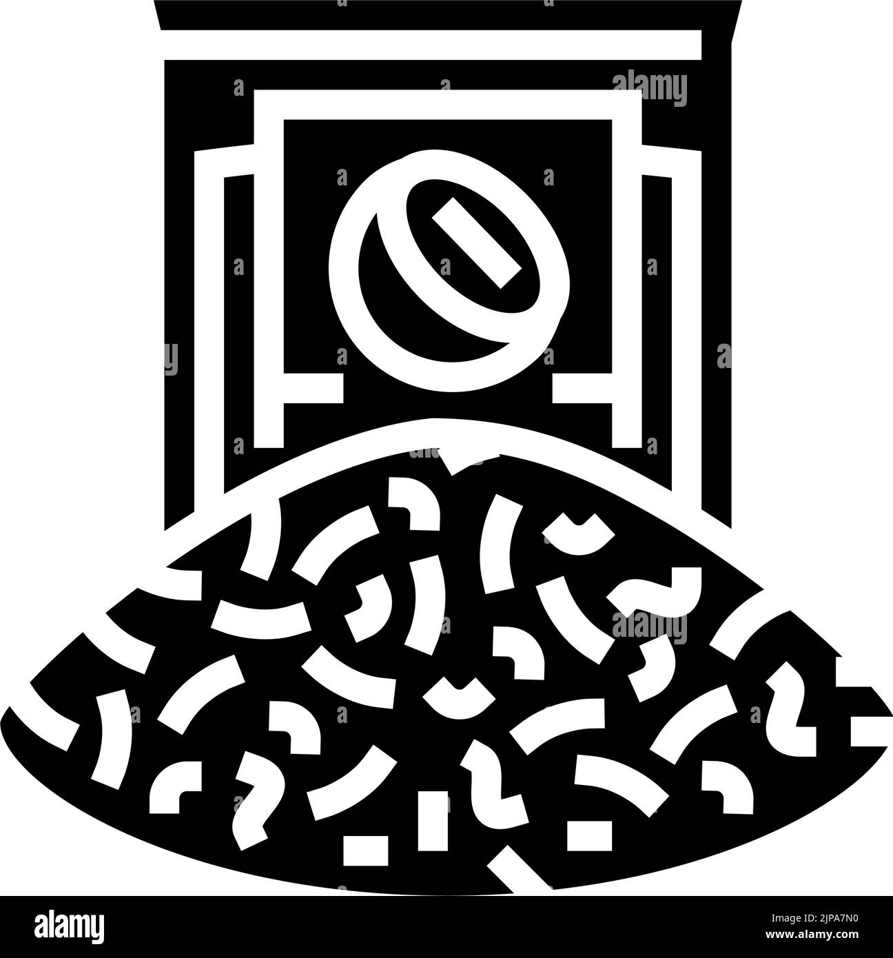 Coconut flakes, oil Stock Vector Images - Alamy