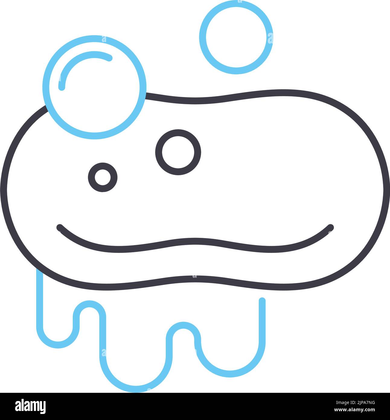 Hand sponge icon outline Stock Vector Images - Alamy