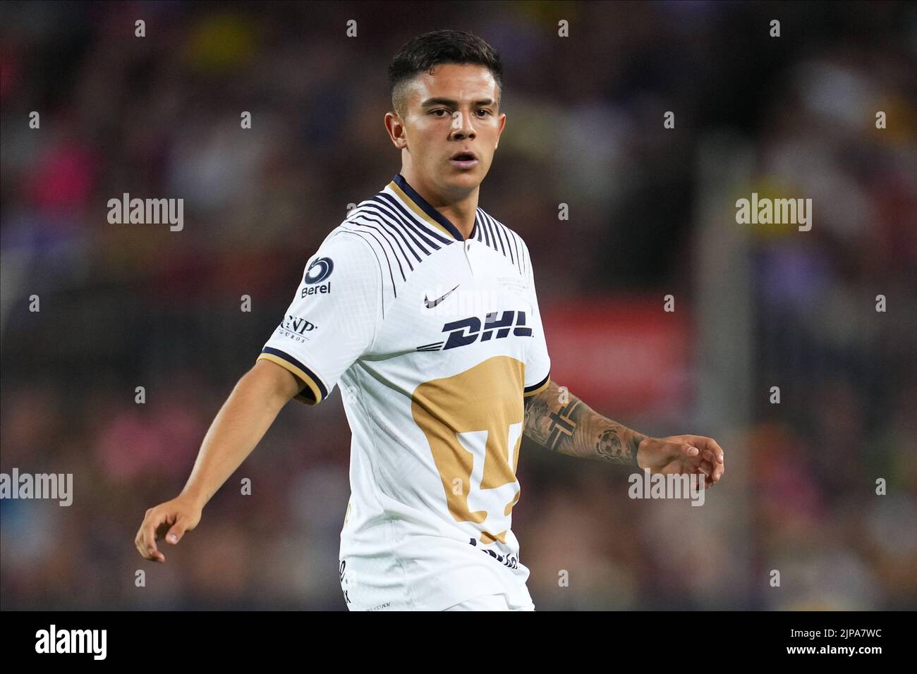 Marco Antonio Garcia Robledo of Pumas during the Joan Gamper trophy ...