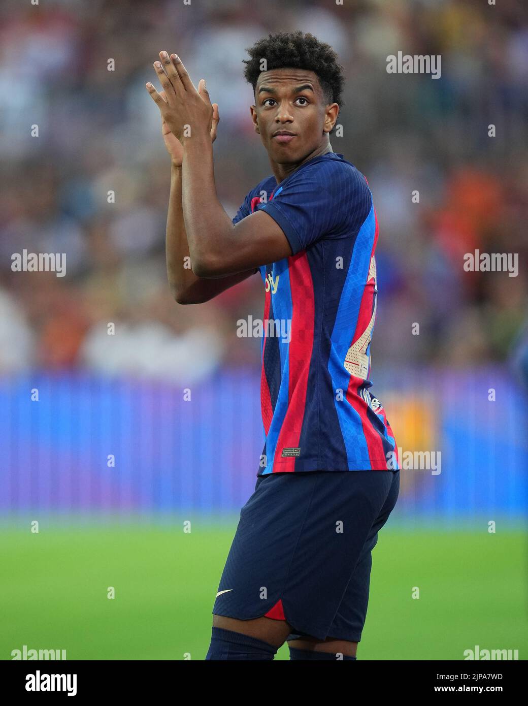 Alejandro Balde of FC Barcelona during the Joan Gamper trophy match ...