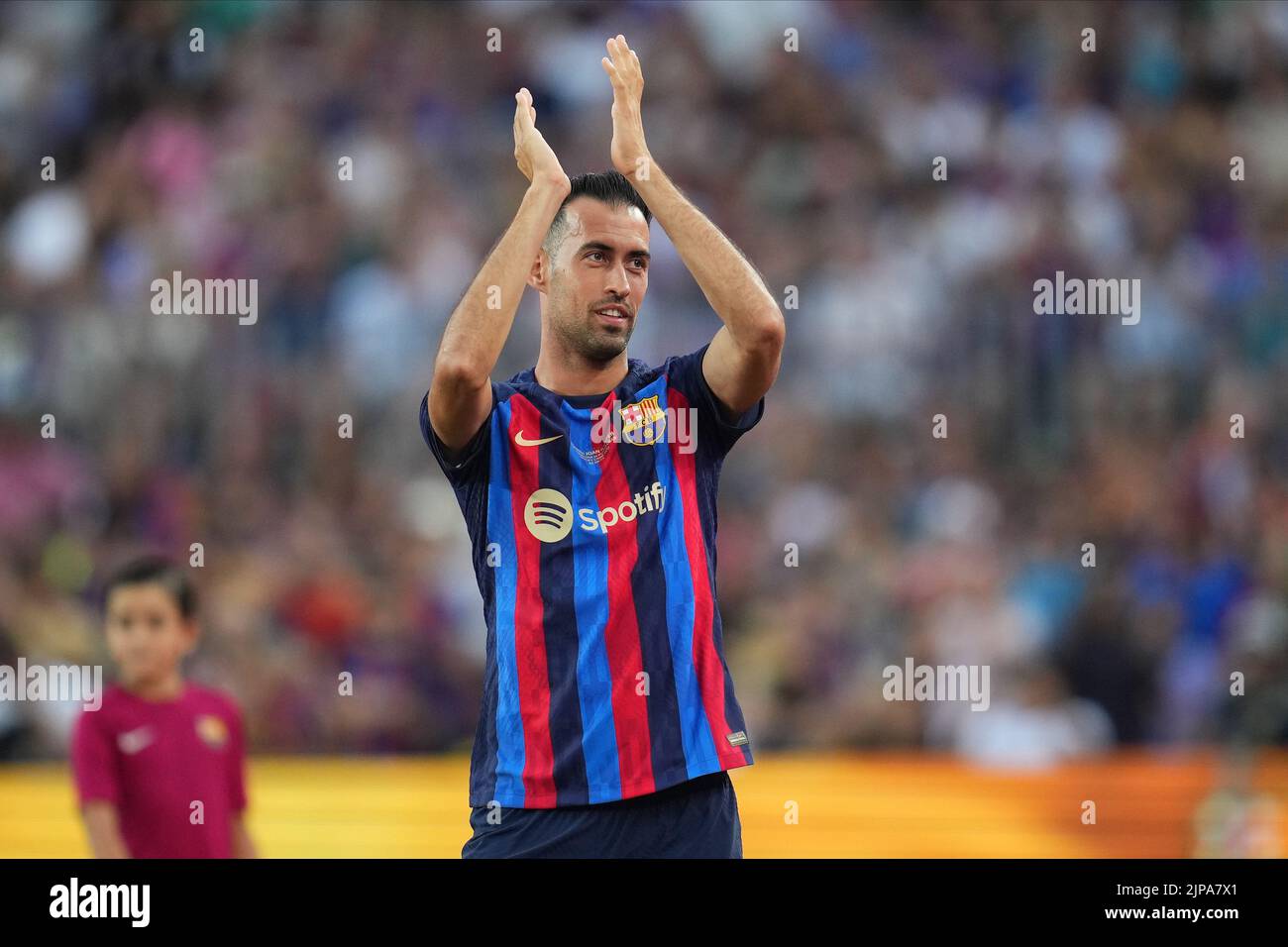 Sergio Busquets of FC Barcelona during the Joan Gamper trophy match ...
