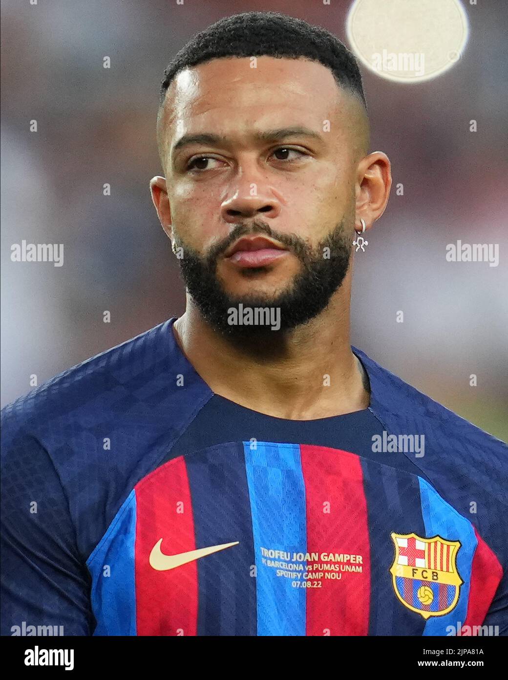 Memphis Depay of FC Barcelona during the Joan Gamper trophy match ...
