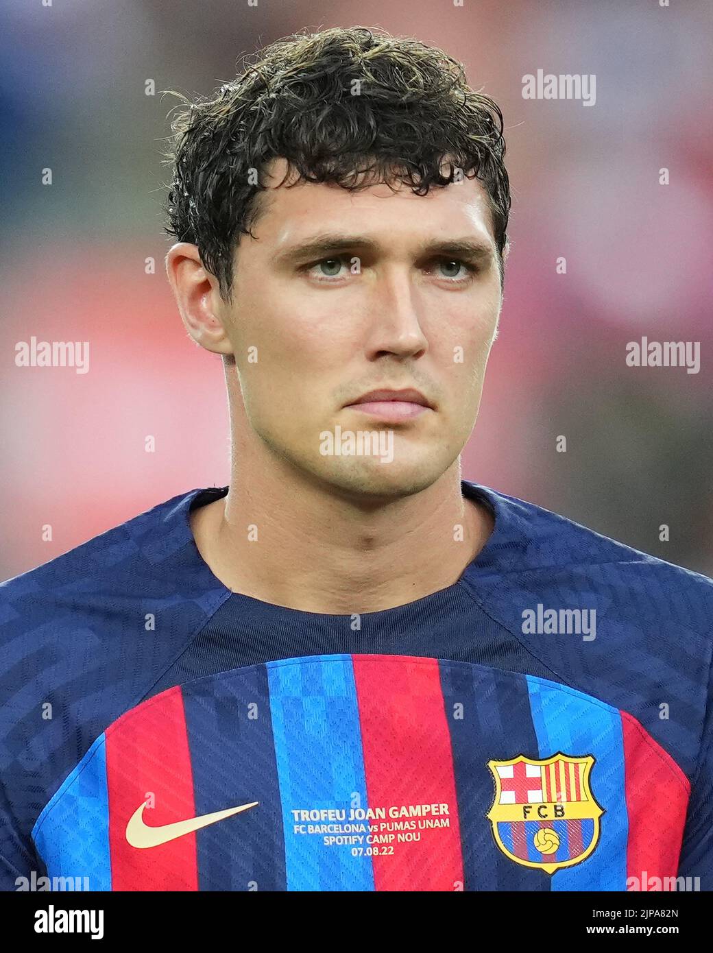 Andreas Christensen FC Barcelona during the Joan Gamper trophy match ...