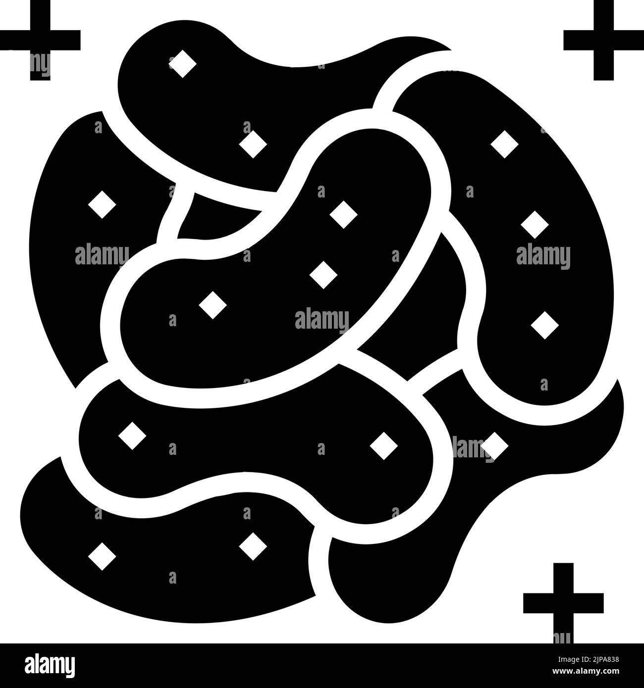 bean jelly candy gummy glyph icon vector illustration Stock Vector ...