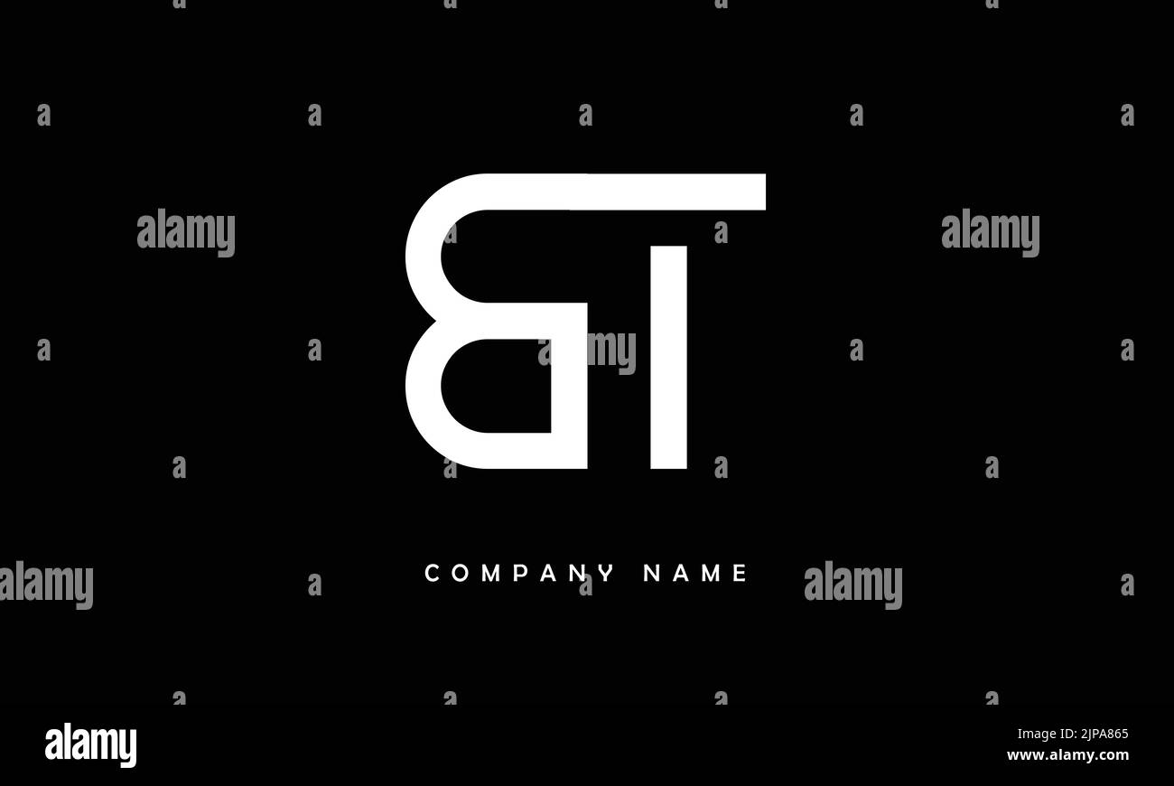 Bt real estate logo Stock Vector Images - Alamy