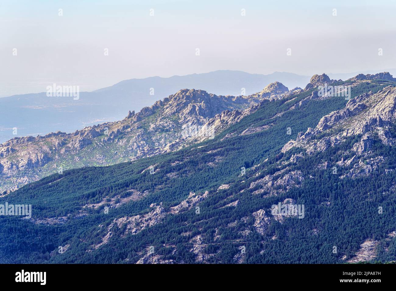 Mountain peak hiking steep cliffs hi-res stock photography and images ...