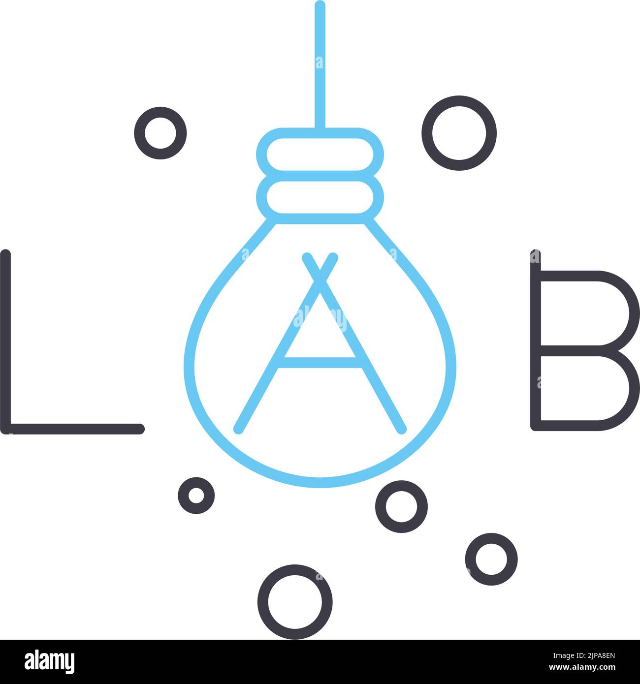 Innovation Labs Line Icon Outline Symbol Vector Illustration Concept
