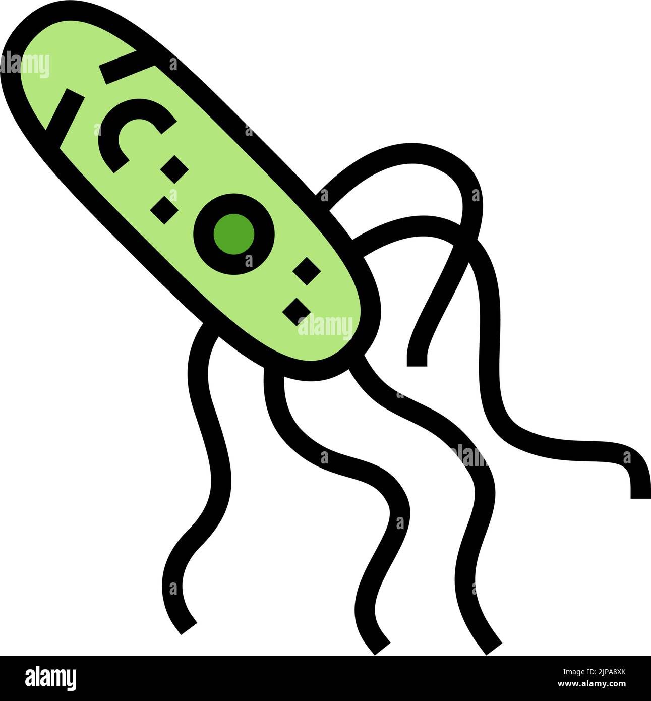 cell bacteria virus color icon vector illustration Stock Vector Image ...