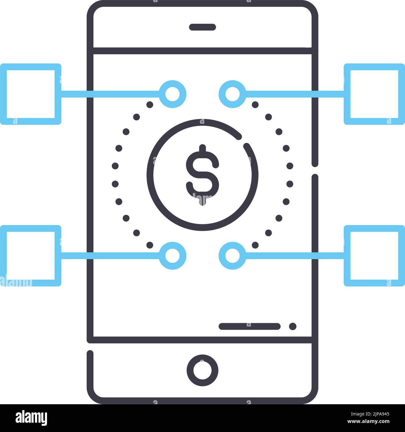 Payment method outline vector hi-res stock photography and images - Alamy