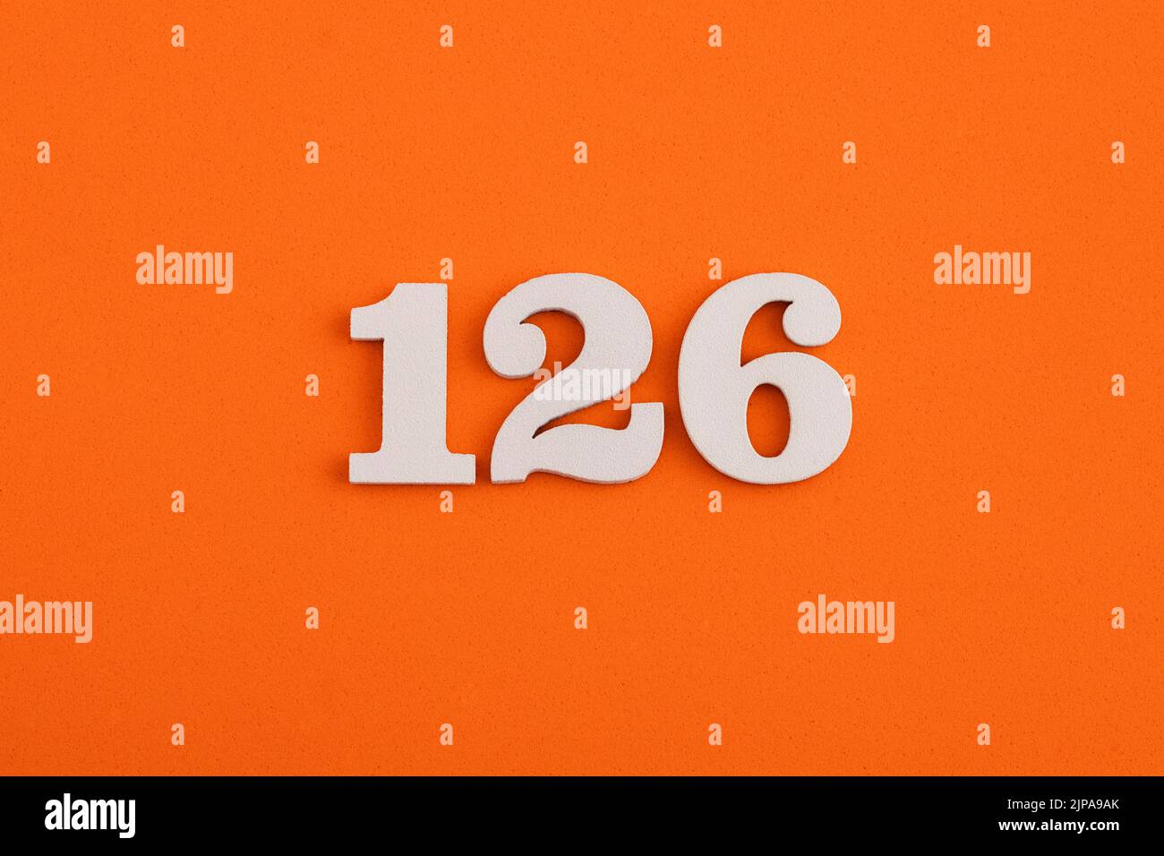 Number 126 hi-res stock photography and images - Alamy