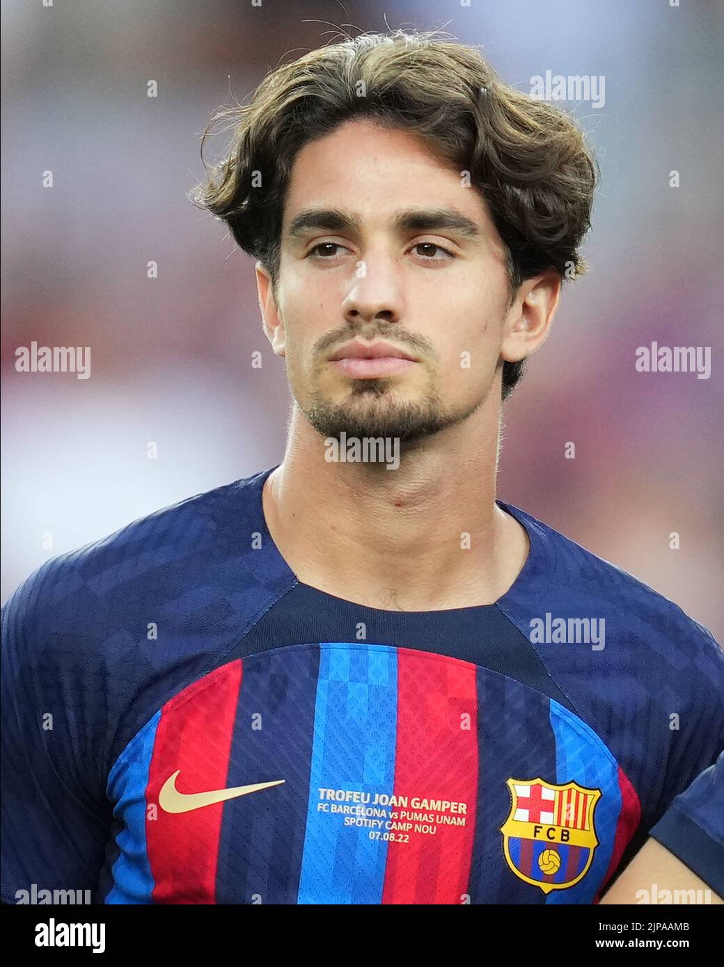 Alex Collado of FC Barcelona during the Joan Gamper trophy match ...