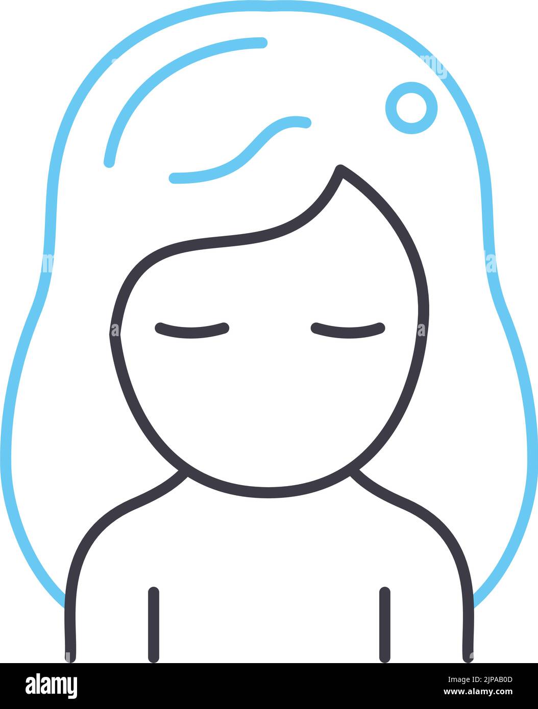 thinking line icon, outline symbol, vector illustration, concept sign ... thinking line icon, outline symbol, vector illustration, concept sign ...