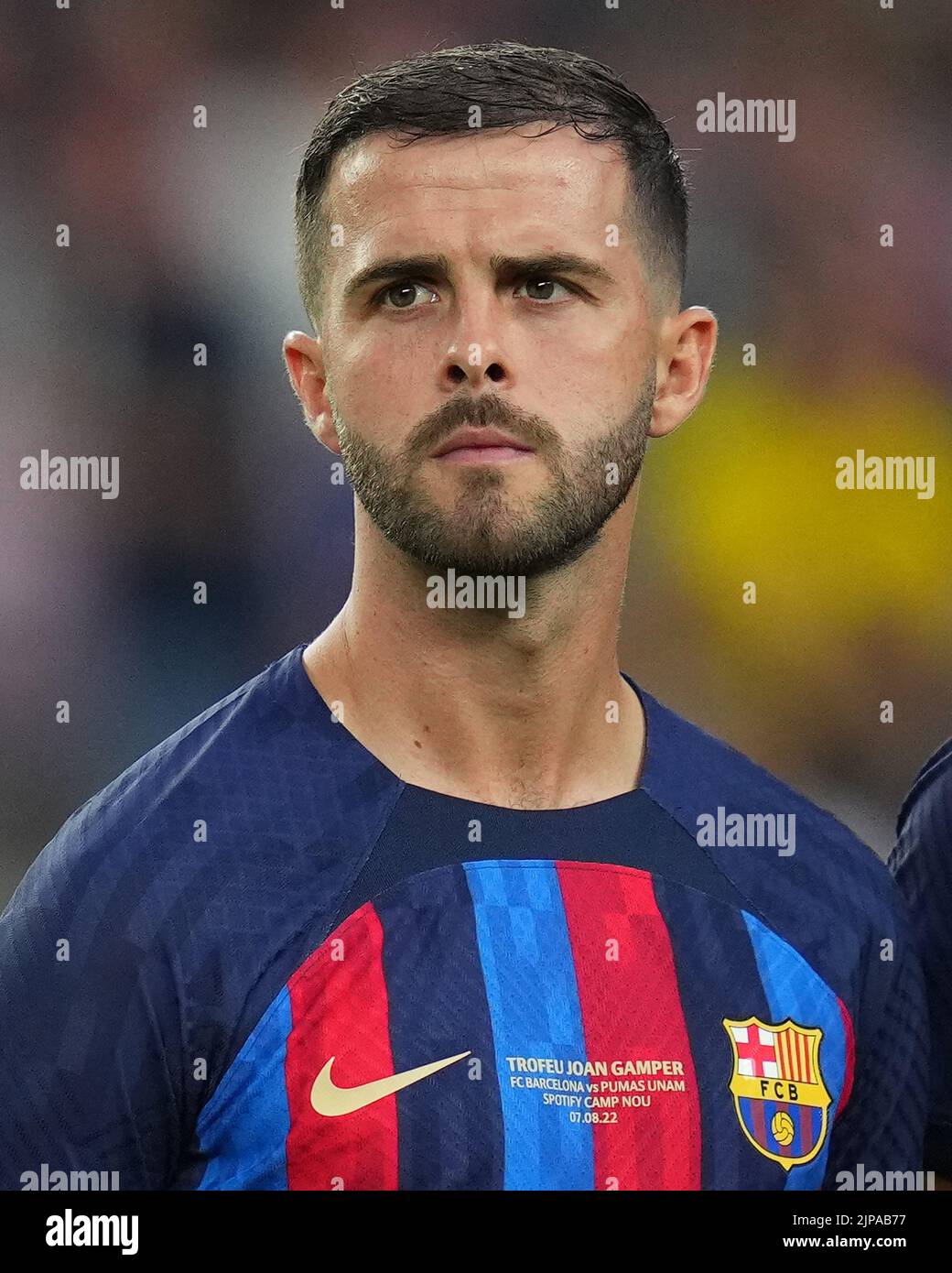 Metaled Pjanic of FC Barcelona during the Joan Gamper trophy match ...