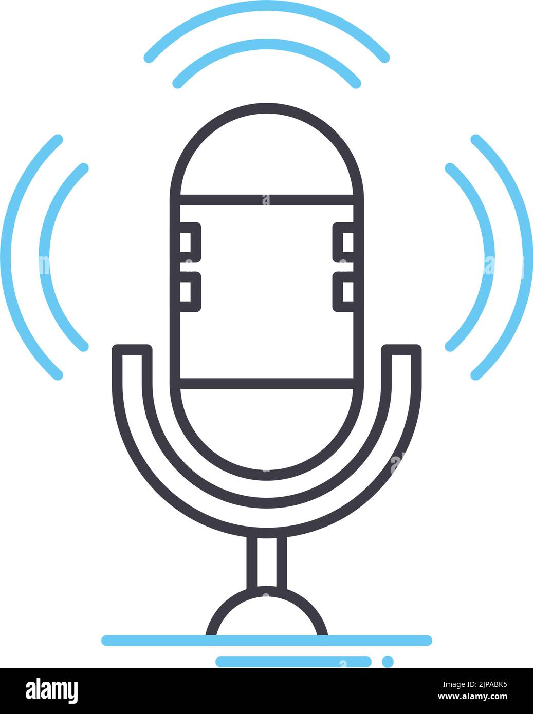 Podcast symbol icon design hi-res stock photography and images - Alamy