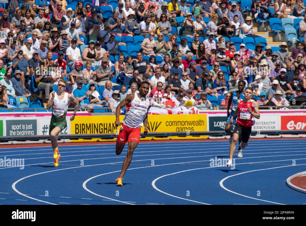 Matthew Hudson-Smith of England competing in the men's 400m heats at ...