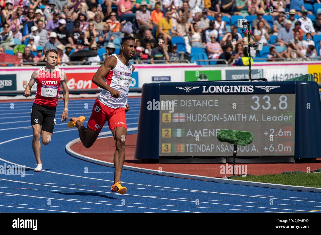 Matthew Hudson-Smith of England competing in the men's 400m heats at ...