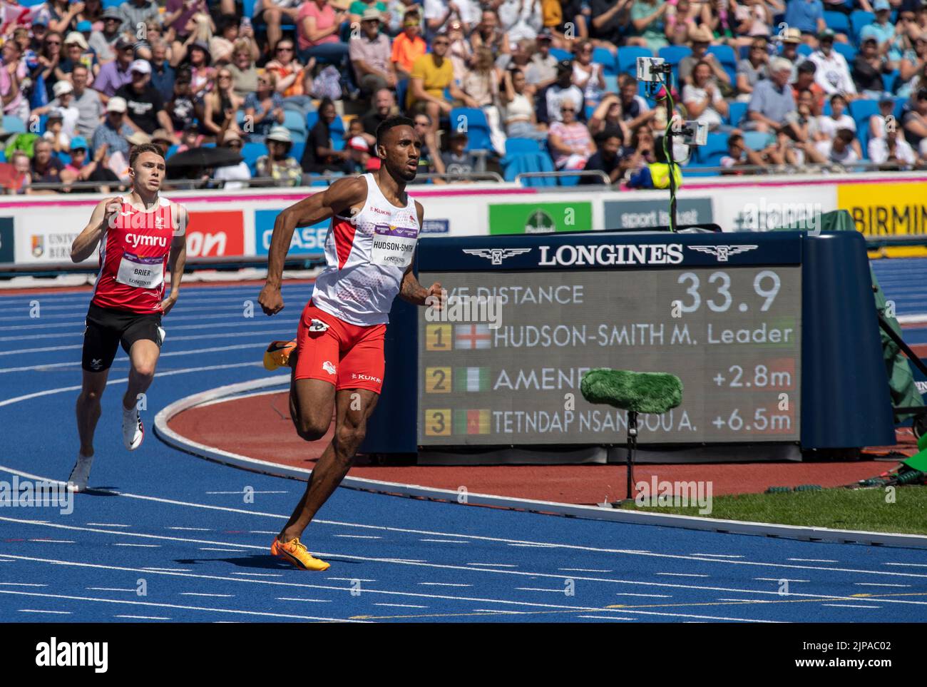 Matthew Hudson-Smith of England competing in the men's 400m heats at ...