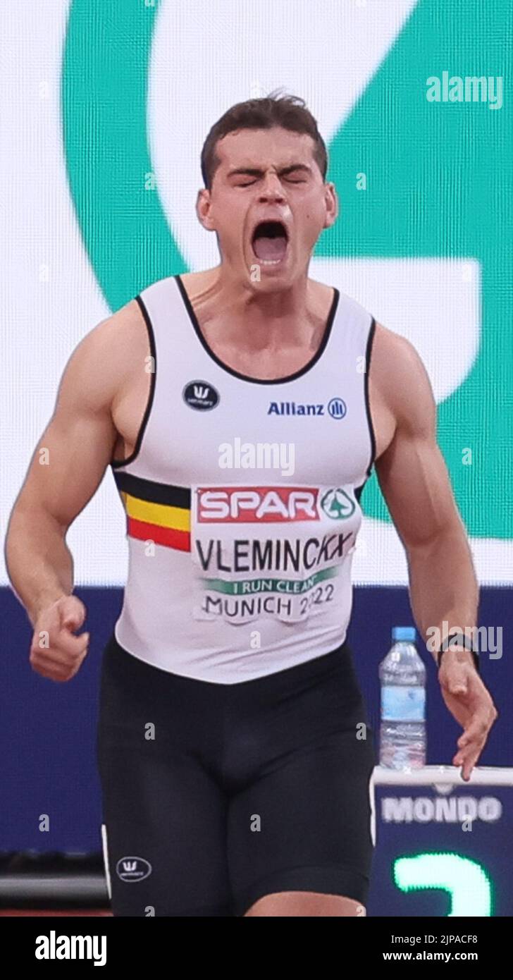 Munich, Germany,16 August 2022. Belgian Kobe Vleminckx pictured before ...