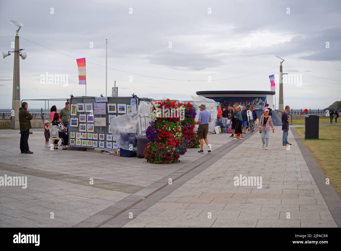 Local artists and photographers show their work during the Seafront Art ...