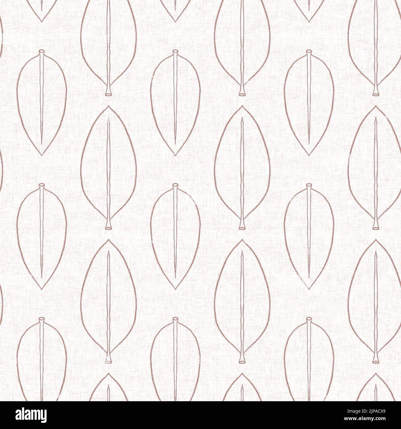 Gender neutral pink foliage leaf seamless raster background. Simple ...