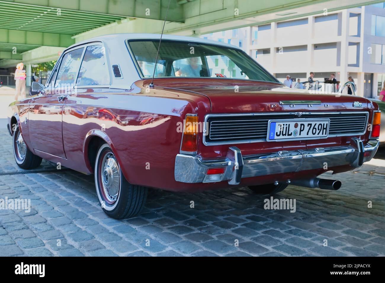 Ford 20m 2000s P7 from the sixties at the classic car show in Cologne ...