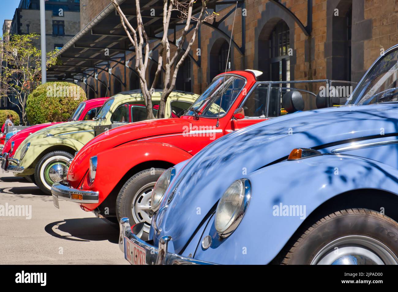 Volkswagen, VW Beetle from the sixties at the oldtimer exhibition in ...