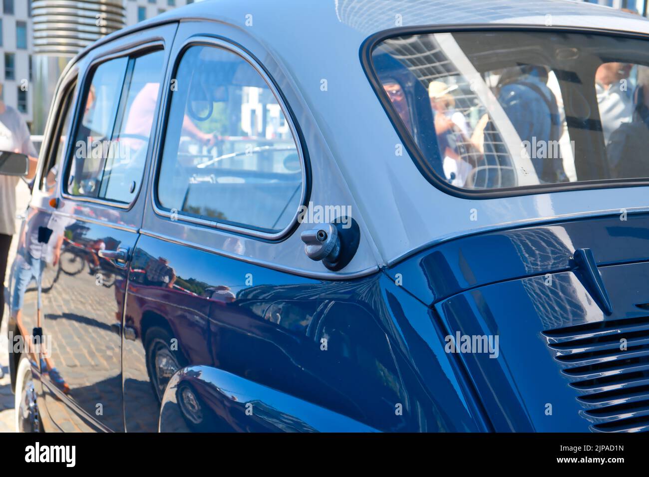 Fiat 600 Multipla from the sixties at the oldtimer exhibition in ...