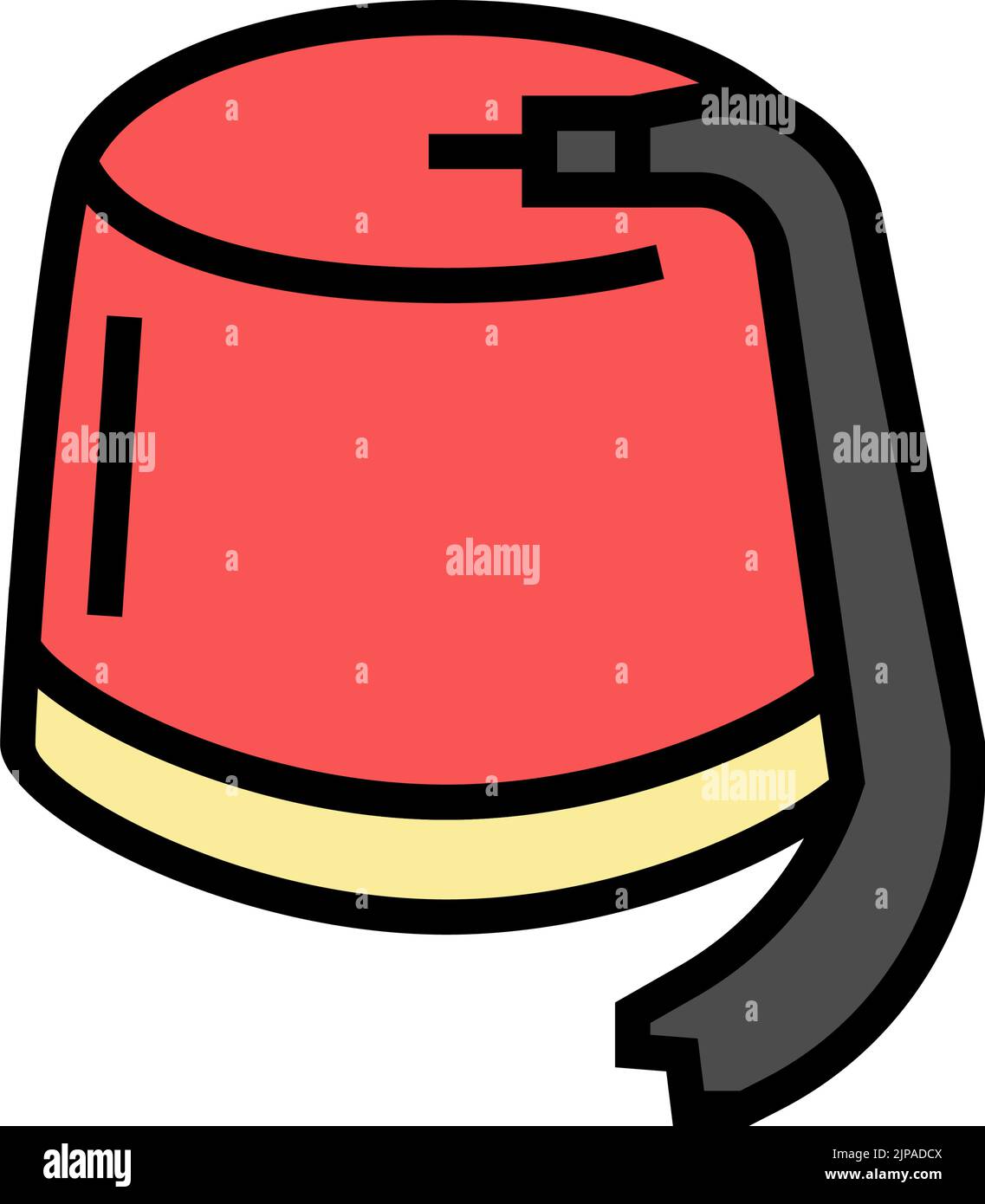 fez hat cap color icon vector illustration Stock Vector Image & Art - Alamy