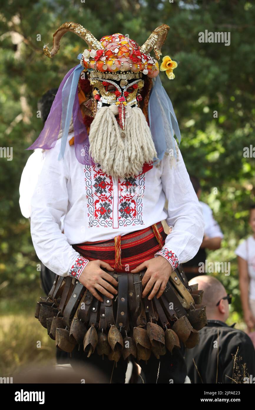 People in traditional folk costume of The National Folklore Fair in ...