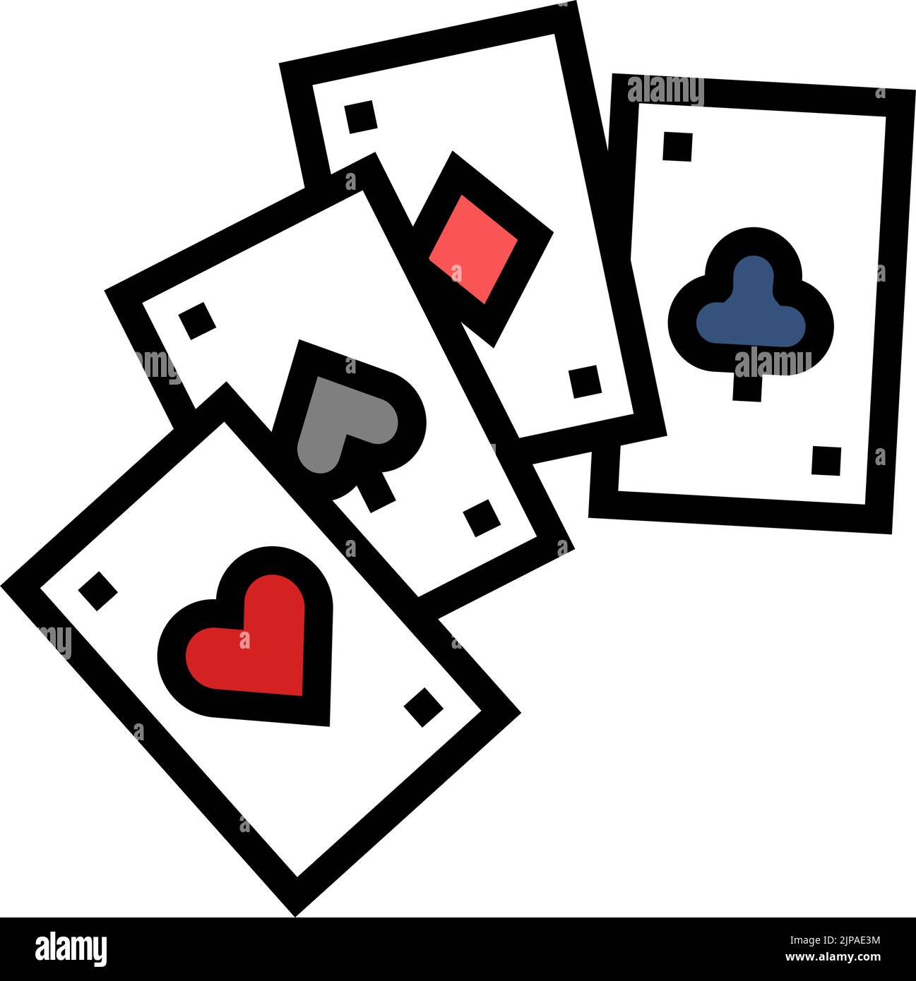 card slot game color icon vector illustration Stock Vector Image & Art ...