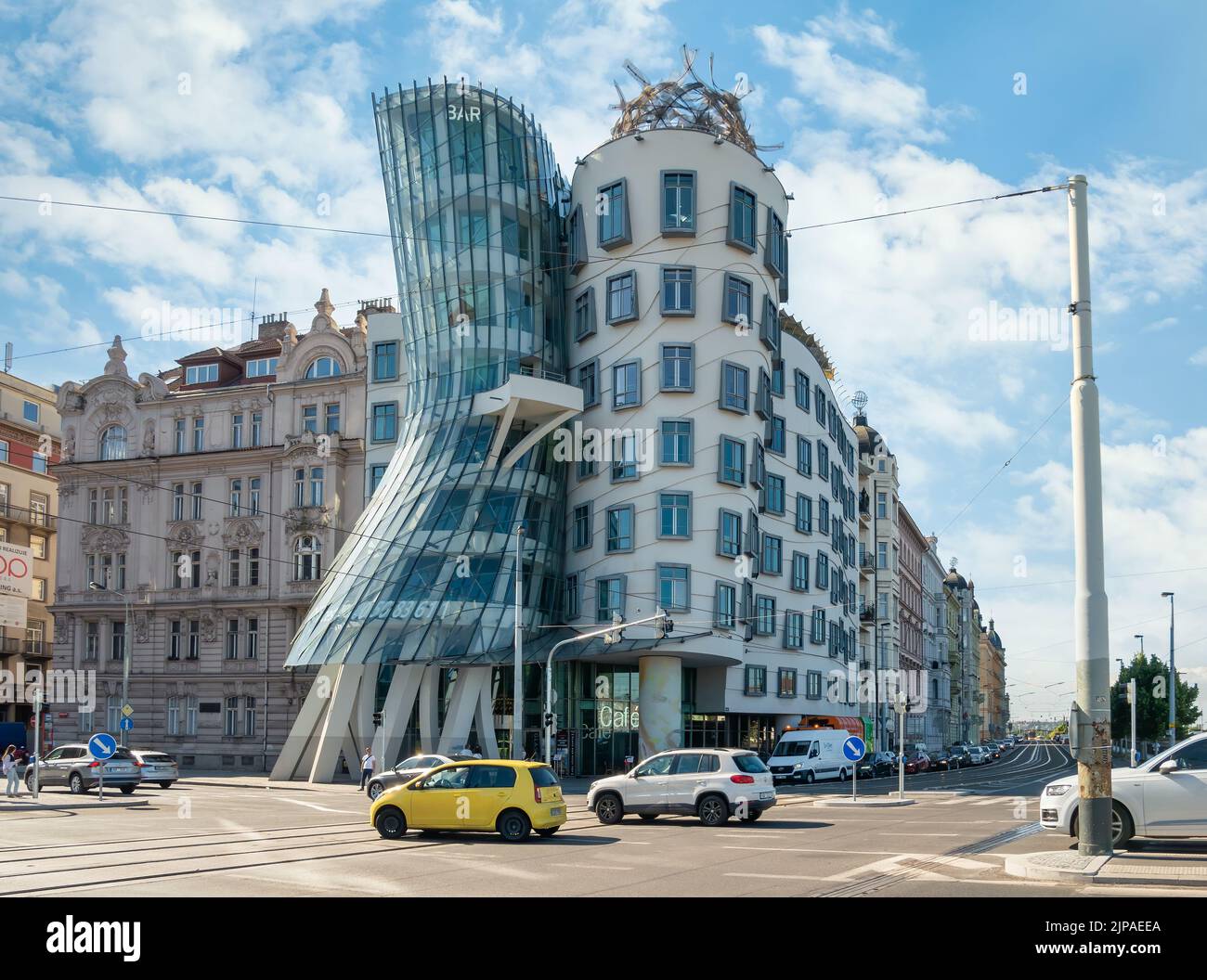 Prague, Czech Republic - June 2022: modern office building called ...