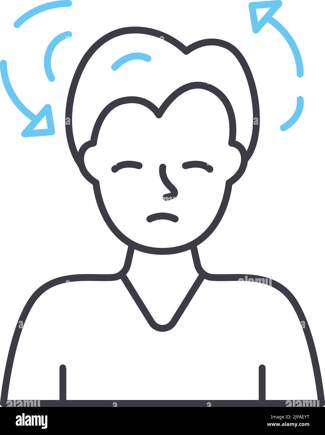 Dizziness symbol hi-res stock photography and images - Alamy