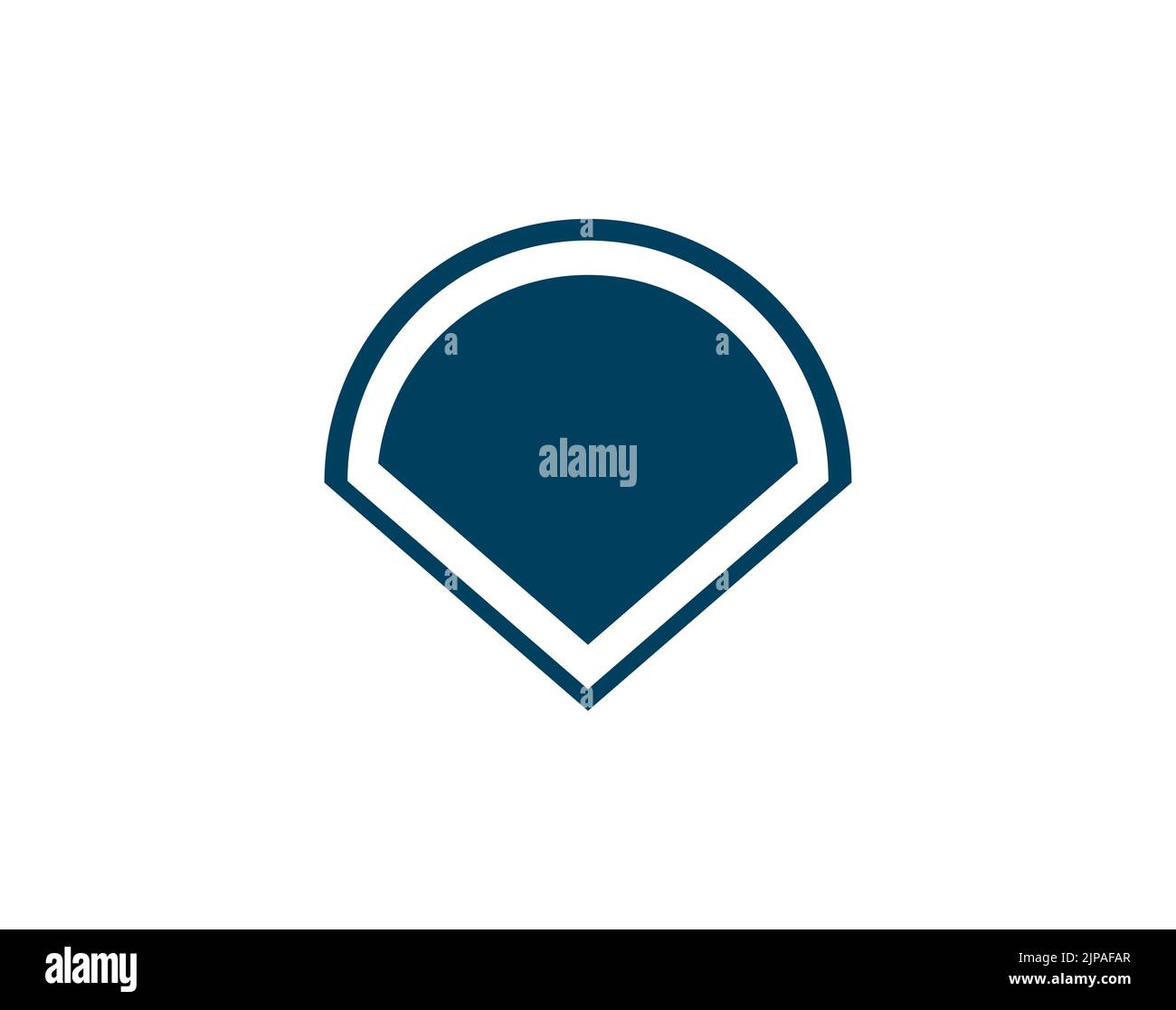 Baseball Home Plate Vector illustration. Silhouette. Playing. Home base Stock Vector Image & Art ...